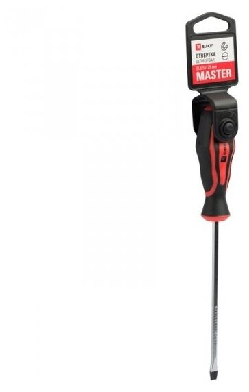 EKF Basic Отвертка Master SL5.5x125 мм