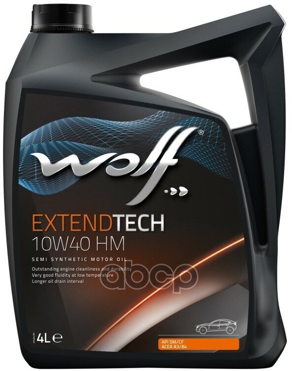 Wolf Масло моторное WOLF EXTENDTECH 10W40 HM 4L