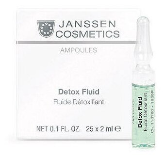 Janssen Cosmetics Детокс-сыворотка в ампулах Detox Fluid, 7 ампул x 2 мл