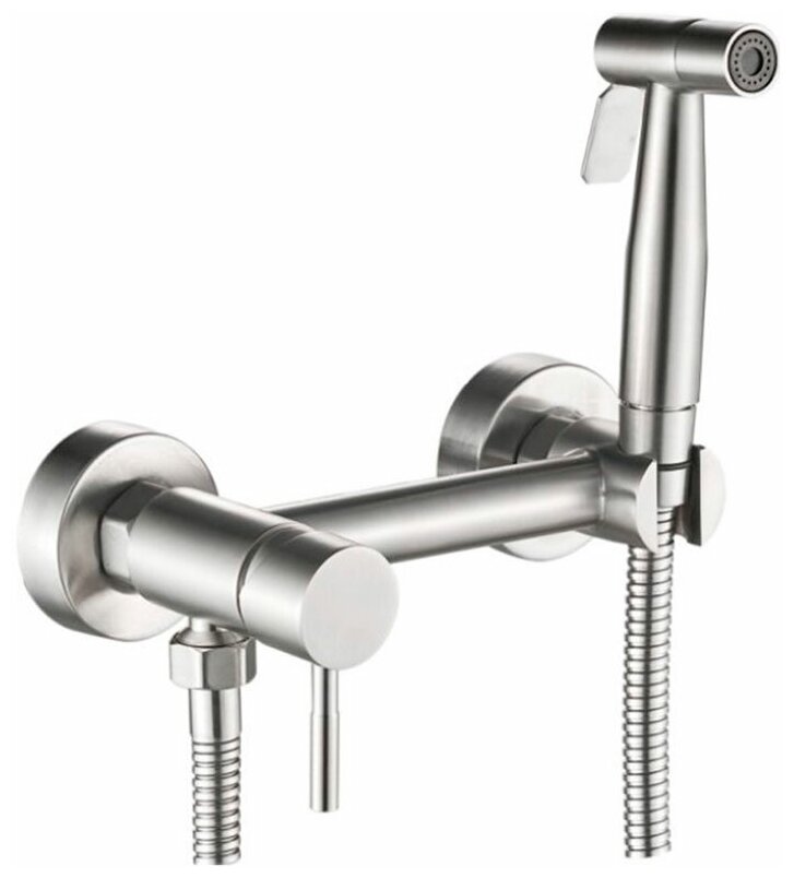 Гигиенический душ со смесителем Haiba HB5520 сталь