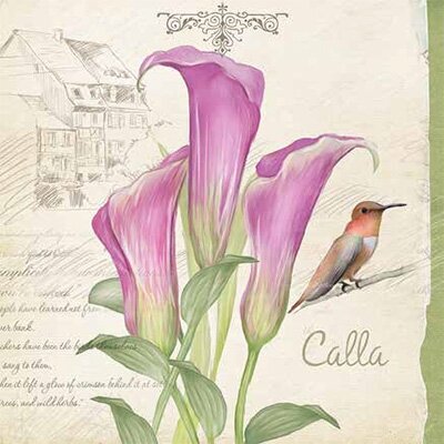 "Love2art" бумага рисовая IRP 32 x 45 см СК/Распродажа 0214 Каллы в саду