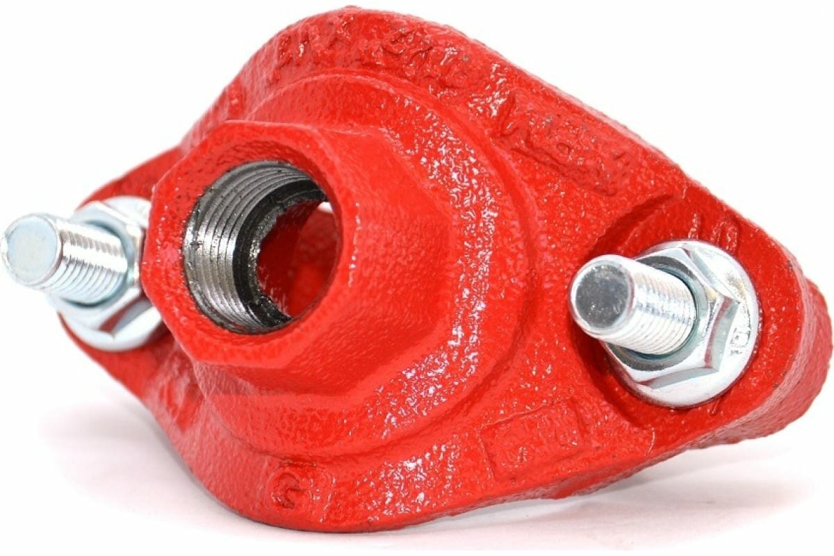 GROOVEX резьбовой хомут седёлка 64 мм XP10860 - универсальный крепеж 4'x2' 108x60 мм