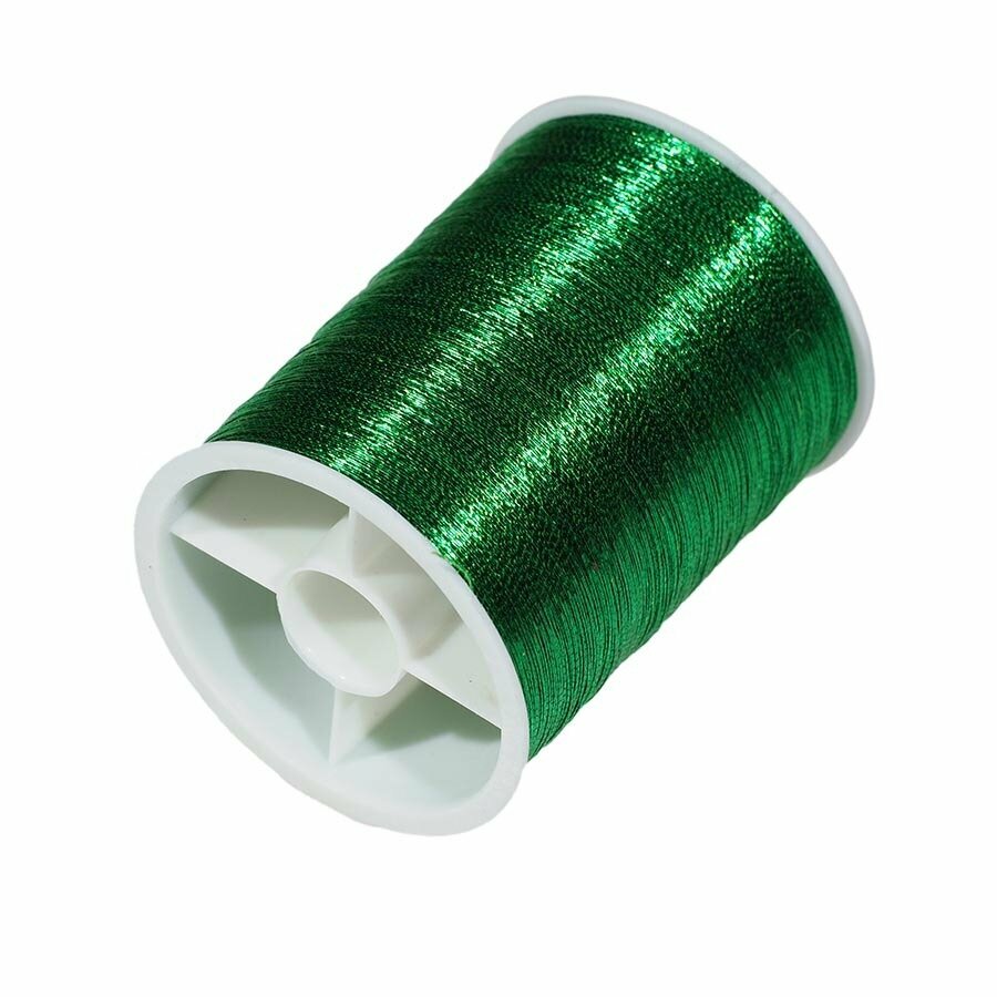 Нить металлизированная 50 м / зеленый