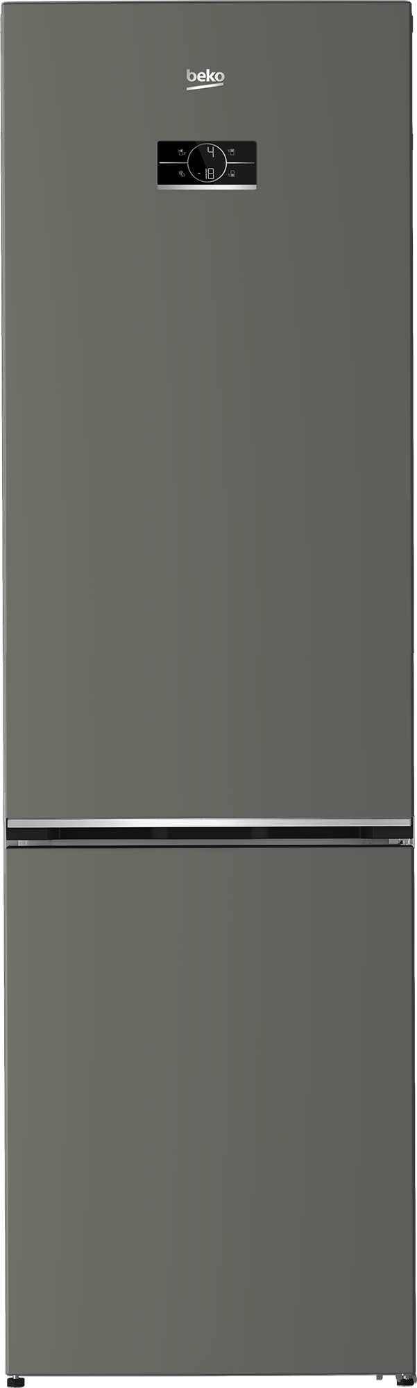 Двухкамерный холодильник Beko B3R0CNK402HG, 357 л, No Frost, дисплей, серый