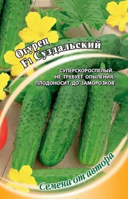 Семена Огурец F1 Суздальский корнишон 10 шт.