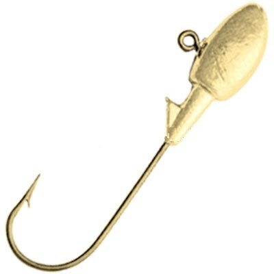 Джиггер для рыбалки Eagle Claw Chub № 04 01,8g золото, (упк. 10шт.)