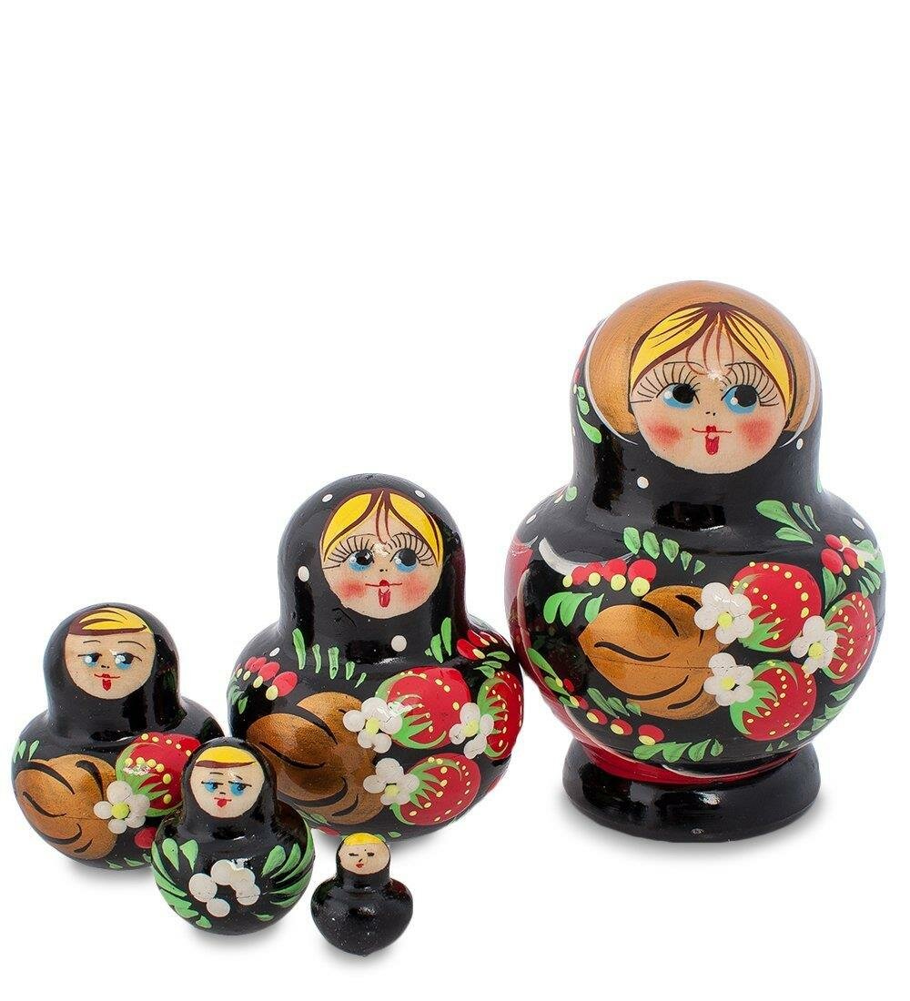 Матрешка 5м "Василиса" мал. A2073678 Народные промыслы, Дерево липа, краски, лак