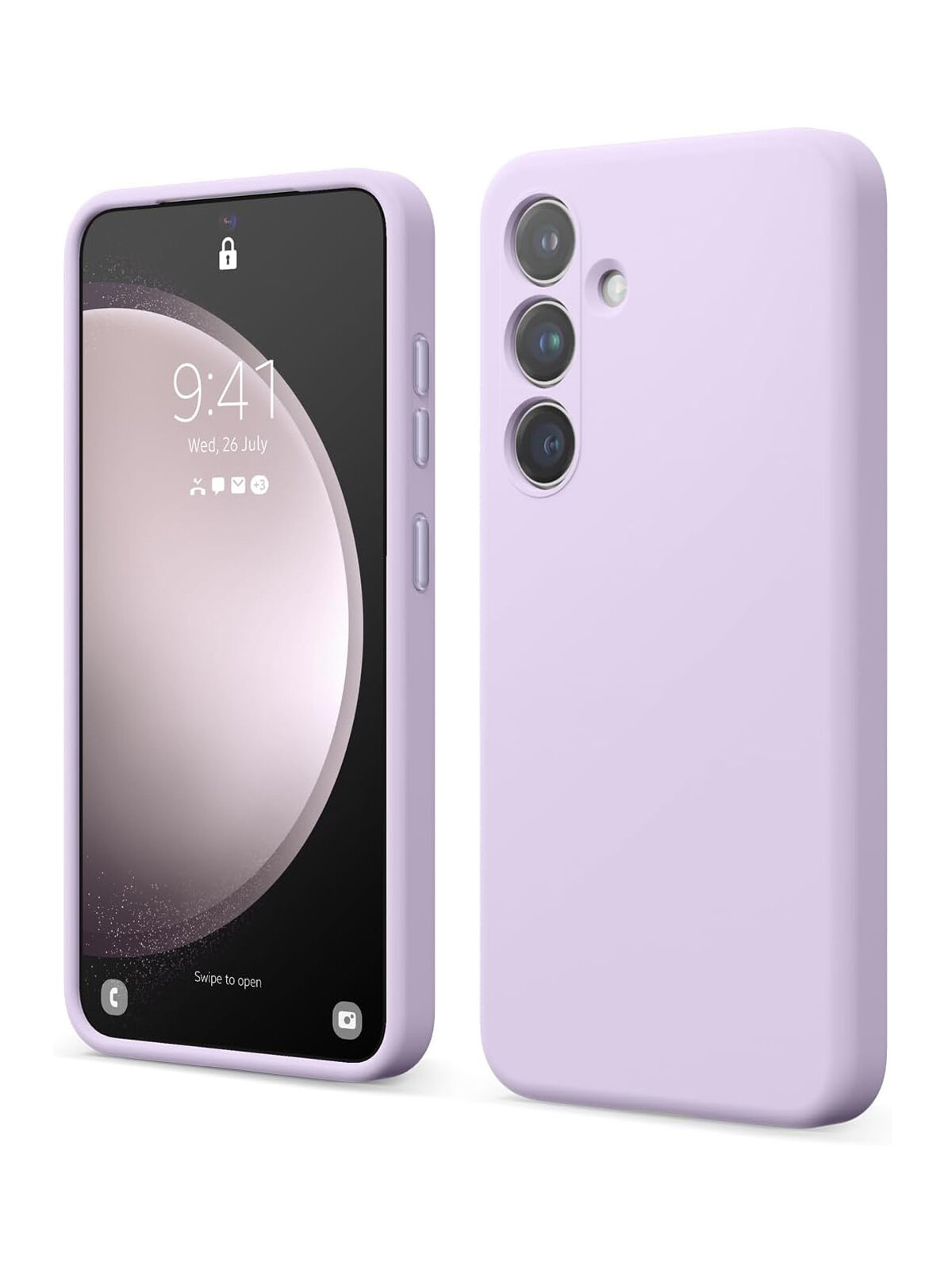 Elago для Galaxy S24 чехол Soft silicone (Liquid) Lavender