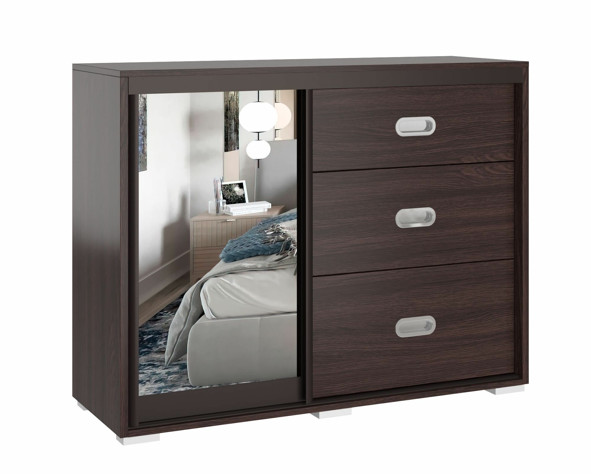 Комод для вещей "Рубин" 110х85х45, венге цаво