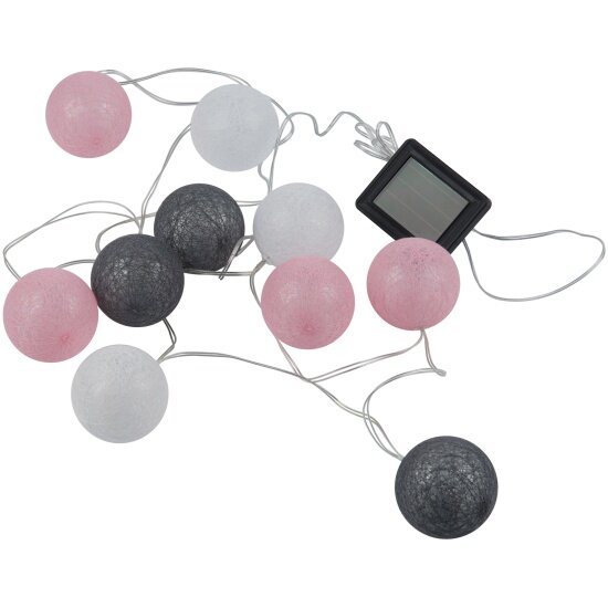 Гирлянда садовая на солнечной батарее Uniel «Клубки» USL-S-230/PM1800 COTTON BALLS-1