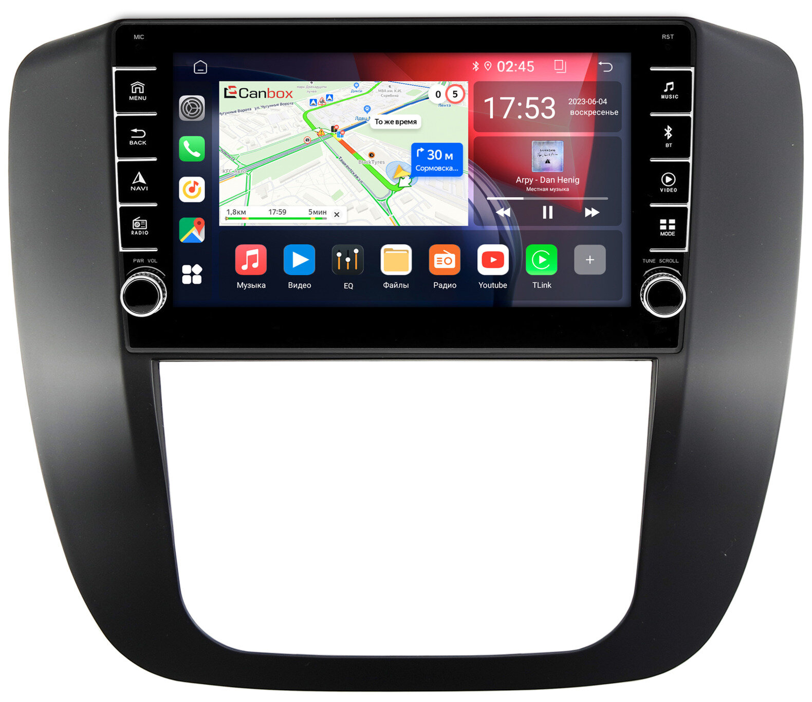 Штатная магнитола Canbox BGT9-GM002N для Chevrolet Tahoe, Suburban 2007-2013 2/32 Android 10 (IPS, DSP, CarPlay)
