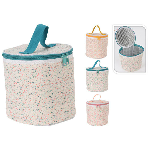 Термосумка 4 л, размер 18x18 см, цвет в ассортименте, удобна для еды и напитков, 1 шт