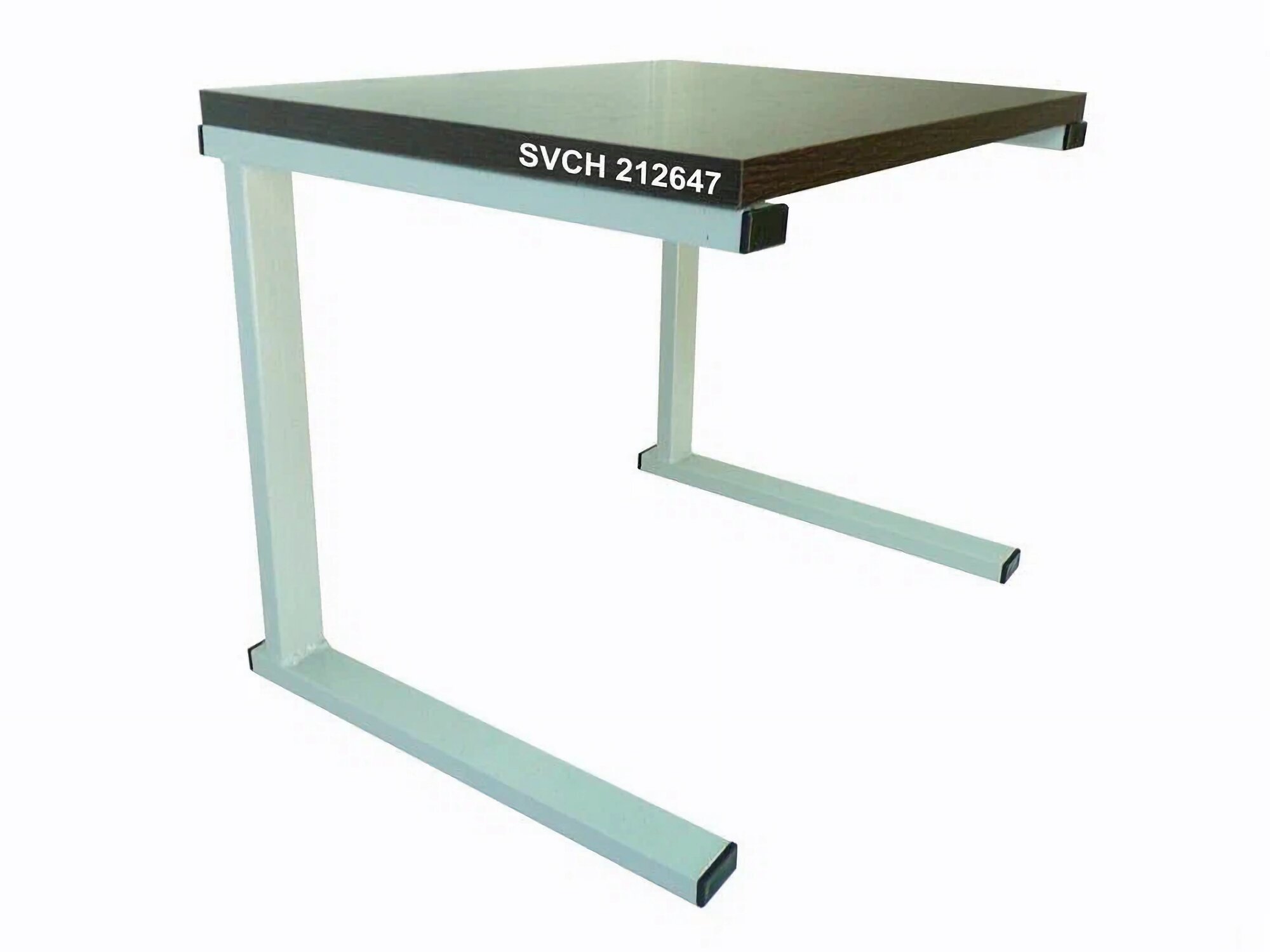 Полка для микроволновки GARROSS "SIBERIA 212647", одна полка 30х40 см, высота 32 см, каркас серый, цвет полки венге