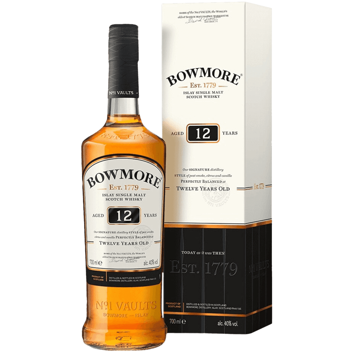 Виски Bowmore 12 лет 0,7 л в подарочной упаковке