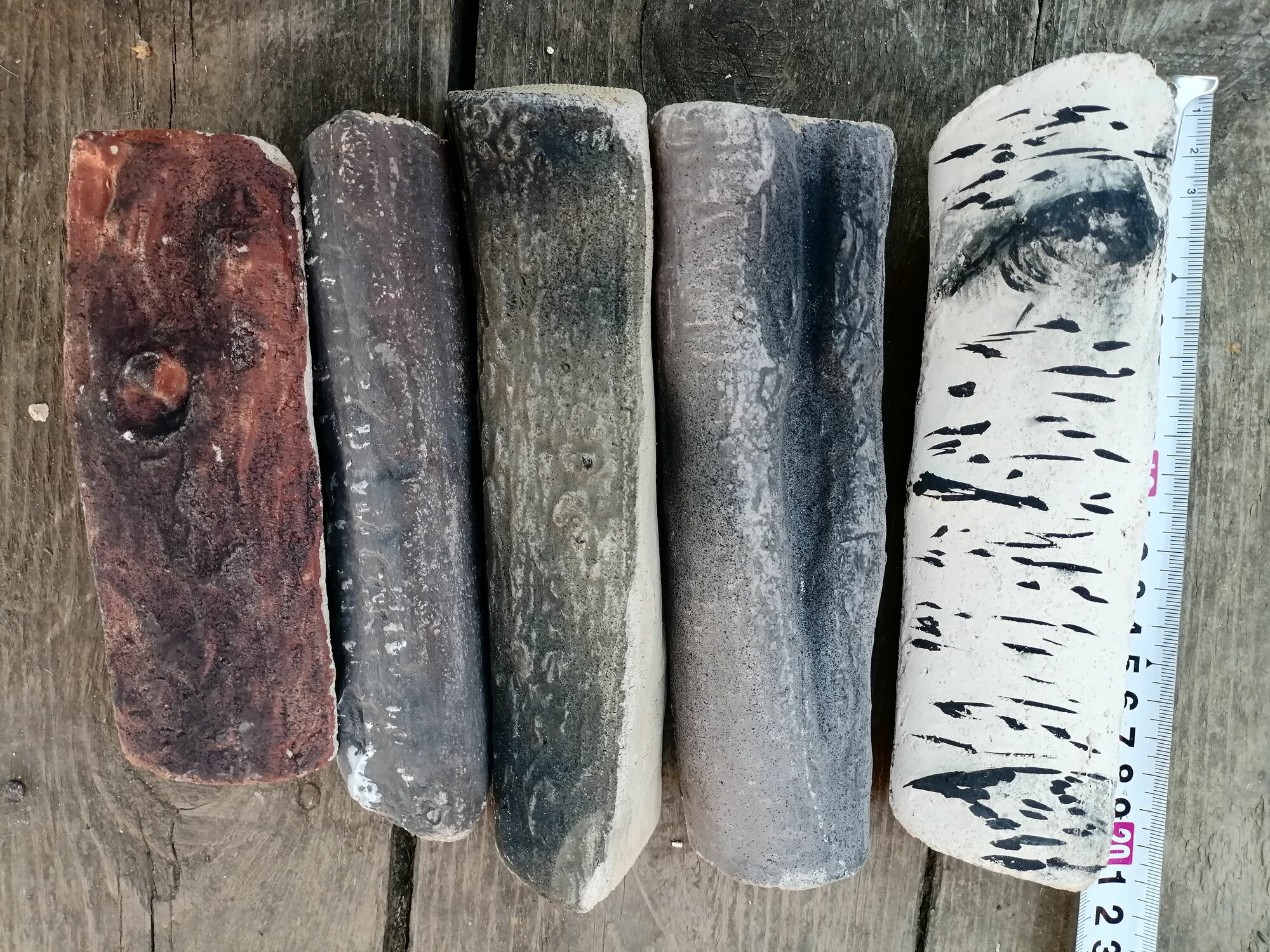 Дрова керамические для биокамина. смешанный лес.