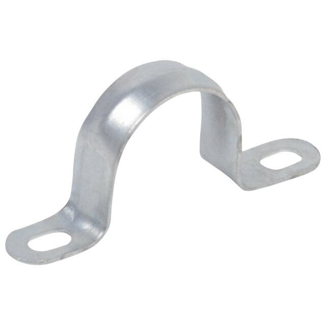 Скоба монтажная двухлапковая 80x15x32 мм, набор 5 шт, металлическая крепёжная деталь