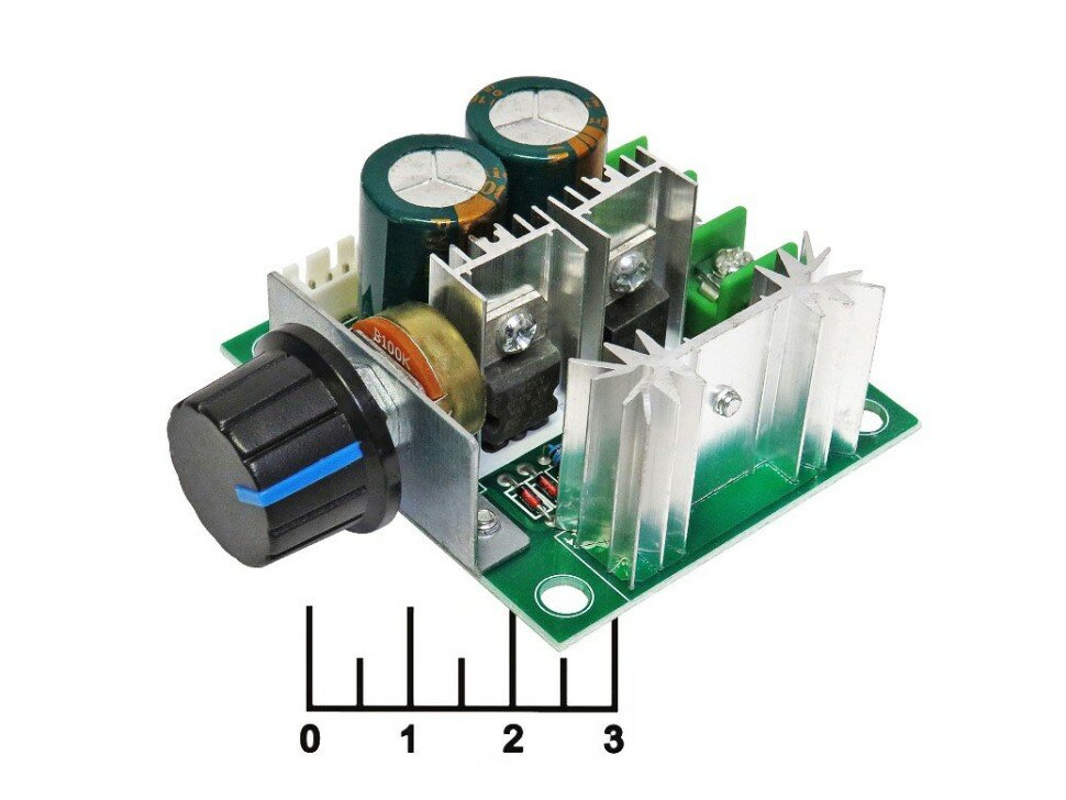 Радиоконструктор регулятор скорости двигателя с ШИМ 12-40V 10A КИТ