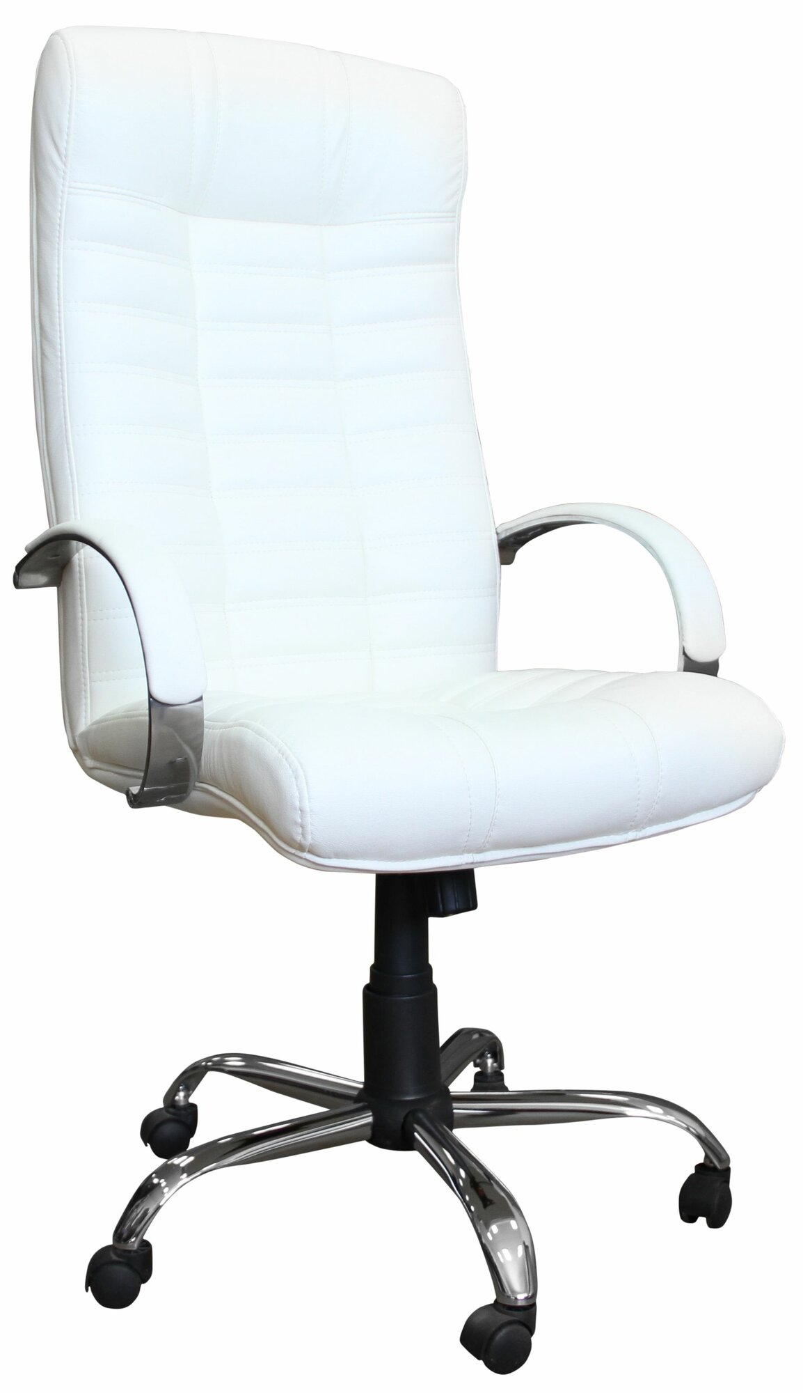 Атлант хром искусственная кожа NAPPA белая