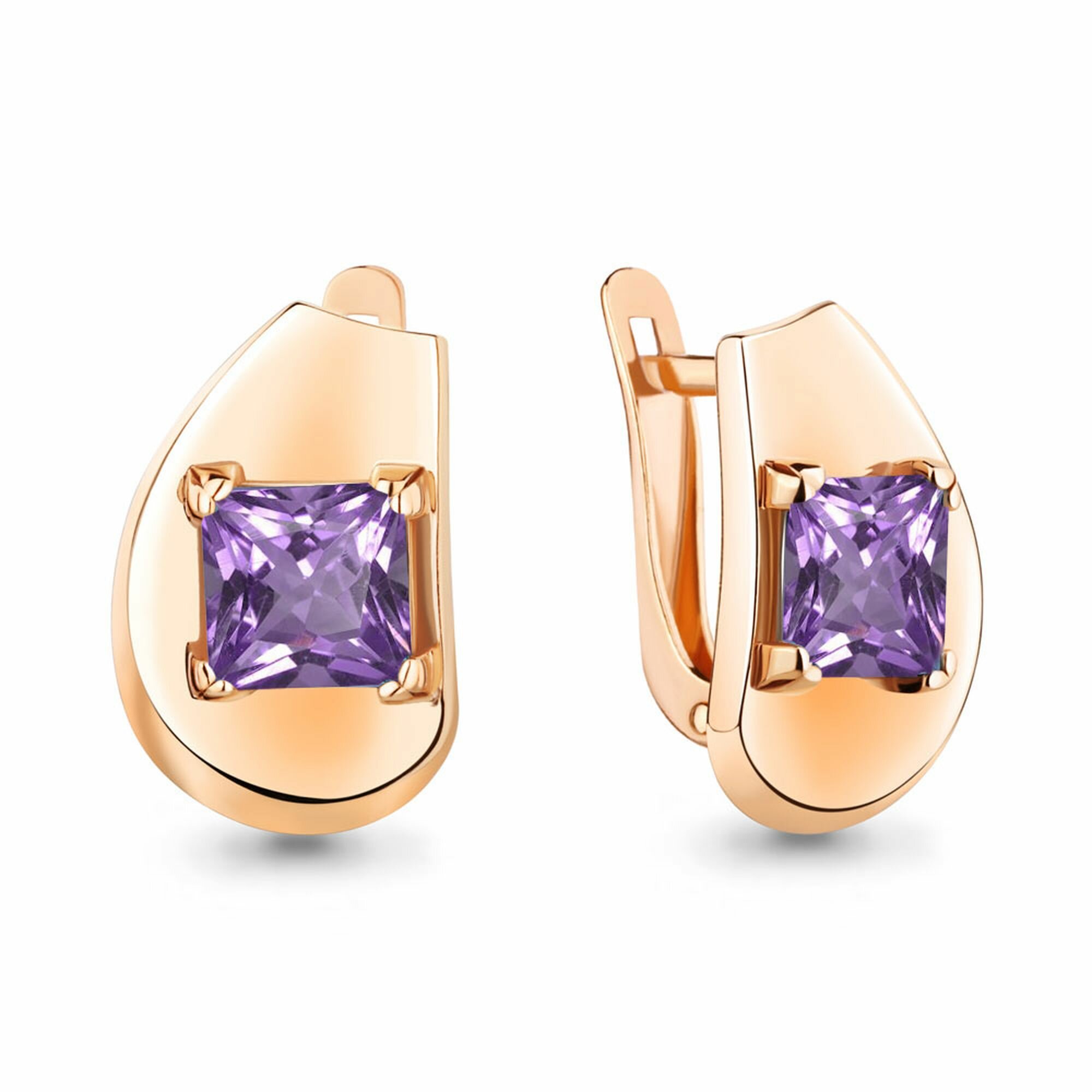 Серьги, серебро, 925 проба, золочение, улексит