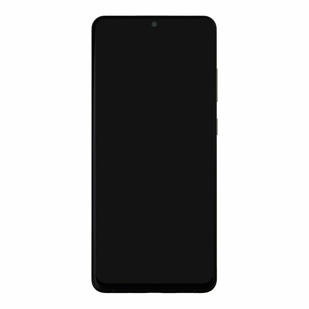 LCD дисплей для Samsung Galaxy S20 Ultra SM-G988 GH82-22327B в рамке (серый)