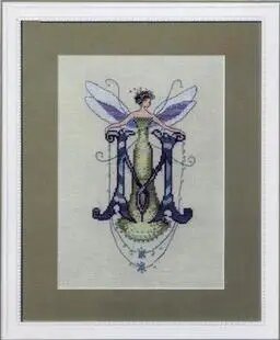 Набор для вышивки крестом Amishop Gold Collection Буквы сказочного M, 14CT unprint canvas