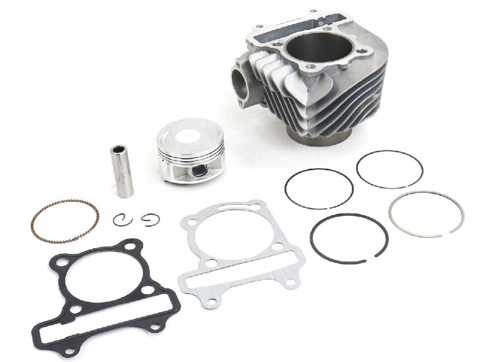 Поршневая в сборе скутер 4х такт.(цил, порш, кольца, палец) 170см3 61,0 мм 158qmj; Стелс, keeway