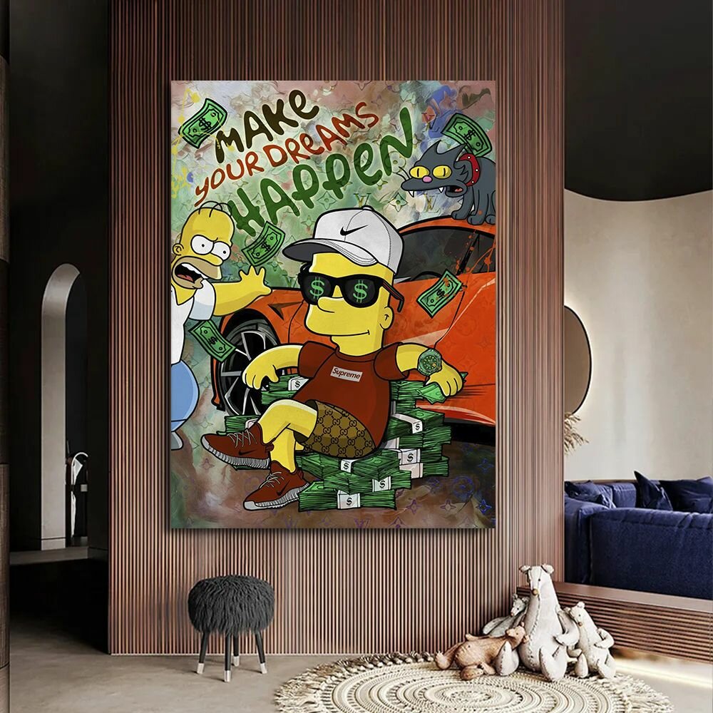 Картины на стену для интерьера, в детскую, Пикачу, 20х30 см.