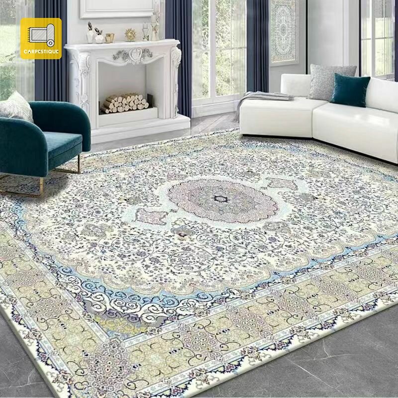 Ковер Carpestique Круговой бархатный ковер в ретро этническом стиле