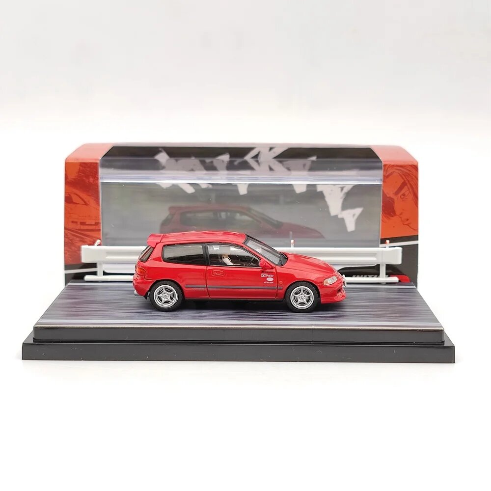 Модель автомобиля Hobby Japan 1:64 Honda Civic (EG6) красная, HJ641017HR