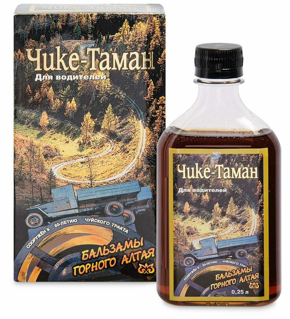 Бальзам Чике-Таман -для водителей, 250мл, A2171423, Фито-ПаМ, Россия.