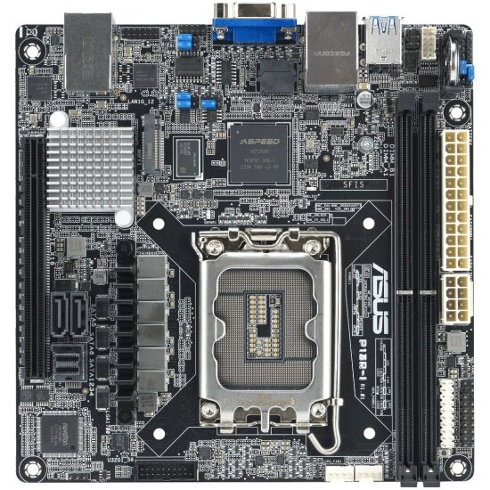 Серверная материнская плата Asus P13R-I (LGA1700, Mini-ITX)