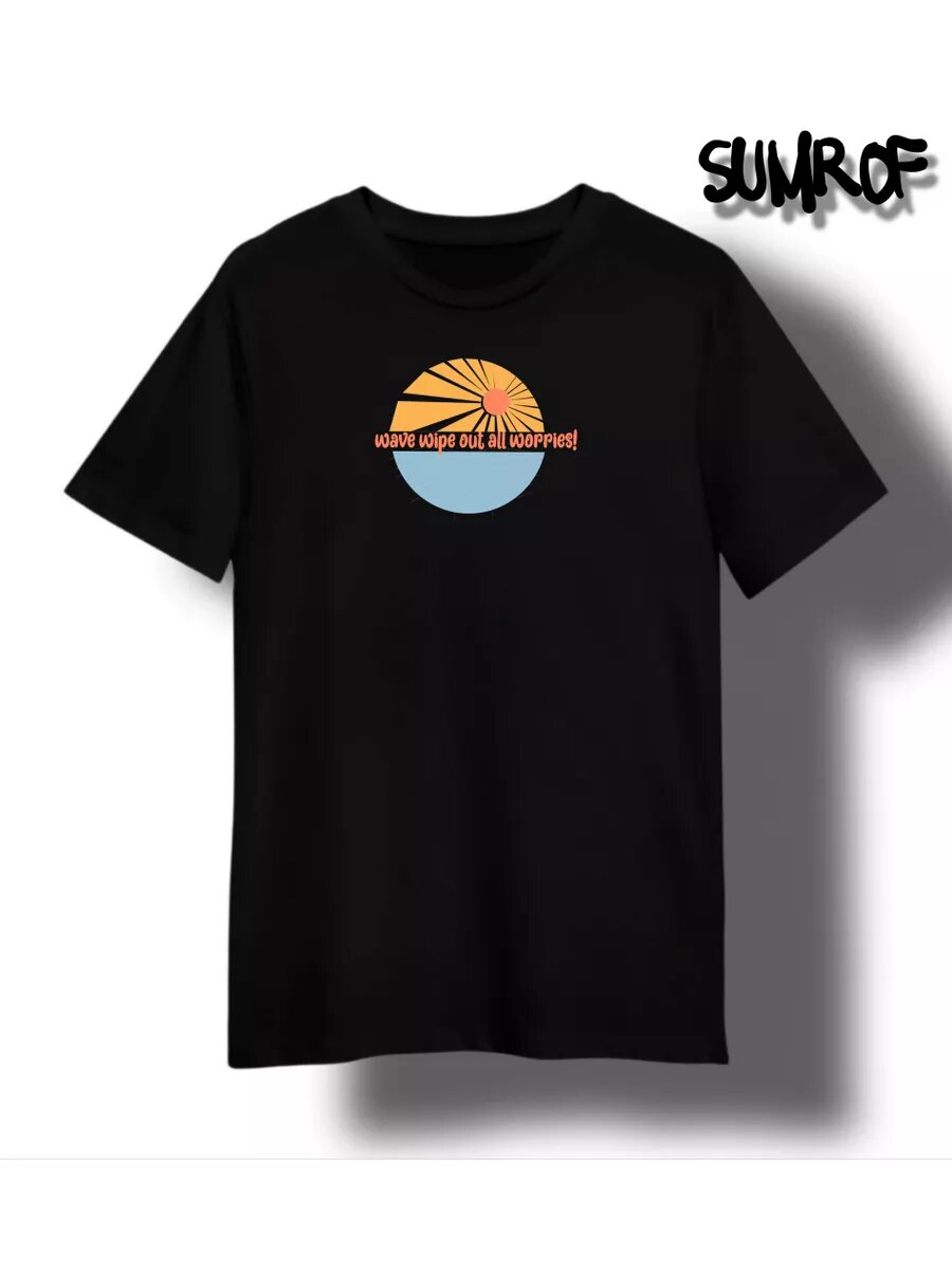 Футболка лето абстракция