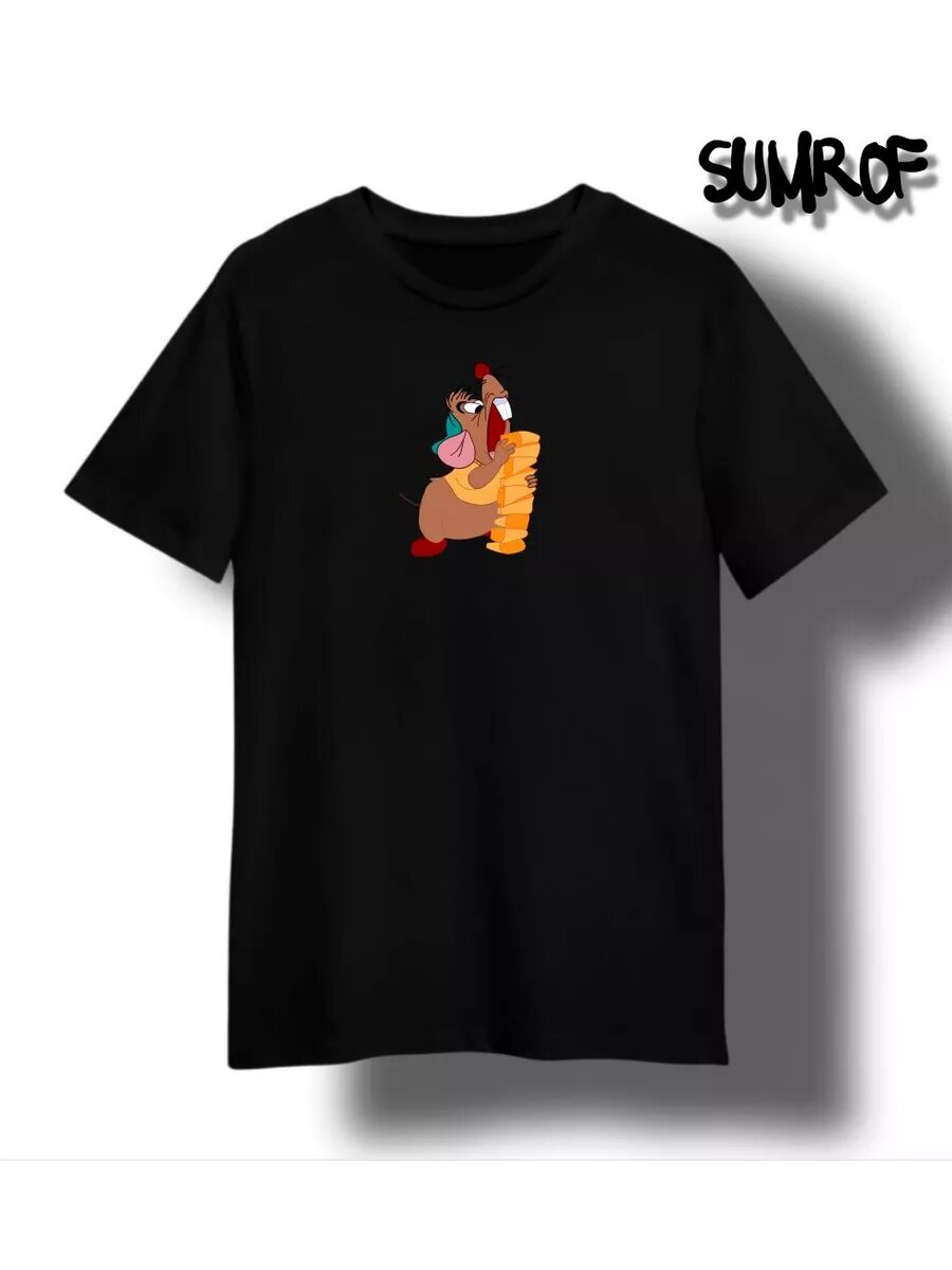 Футболка Zerosell мышь с сыром