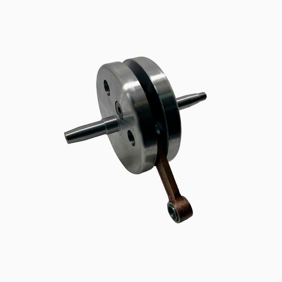 Коленвал на мотоцикл Минск 6В (под 304 подшипник, 1 короткая шейка)