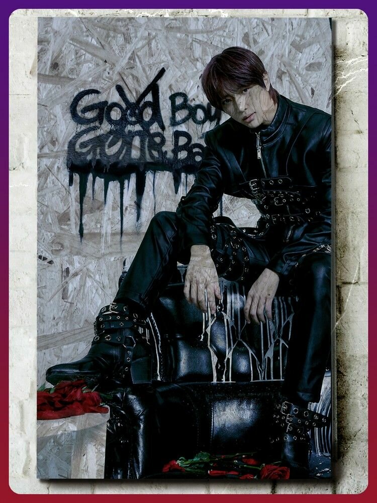 Картина интерьерная на рельефной доске Музыка TXT (Tommorow x Together, Ёнджун, Субин, Бомгю, Тэхён, Кай, Южная Корея, кейпоп) - 62412172