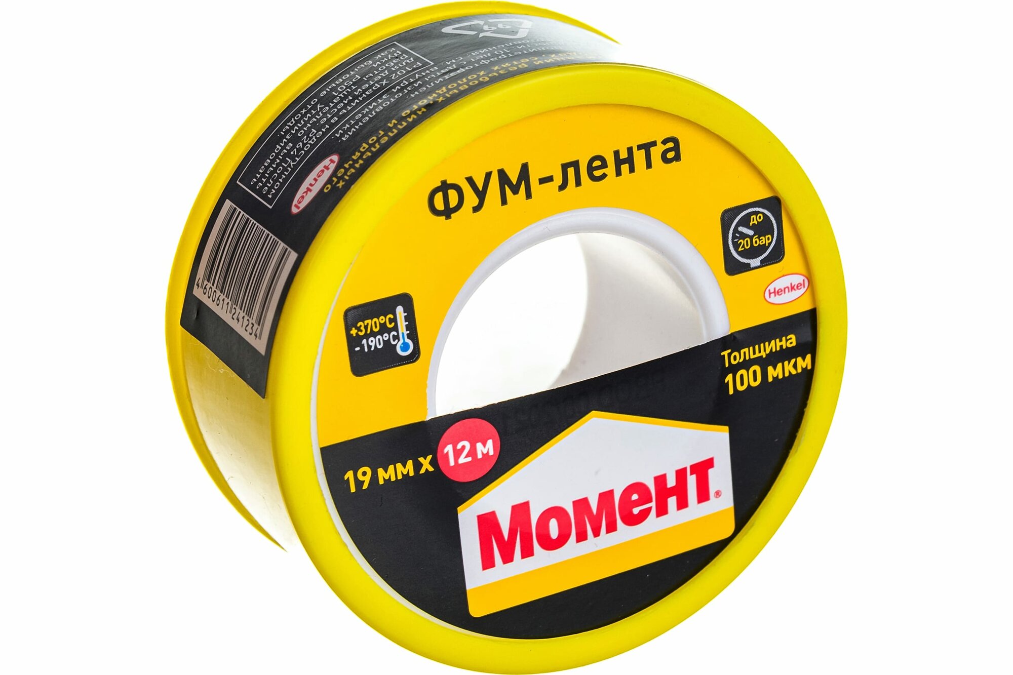 Лента ФУМ Момент 19мм*12м тефлоновая уплотнительная