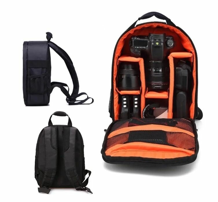 Рюкзак для фотоаппарата CB-05GN зеленый, водонепроницаемый фоторюкзак для камеры и объективов