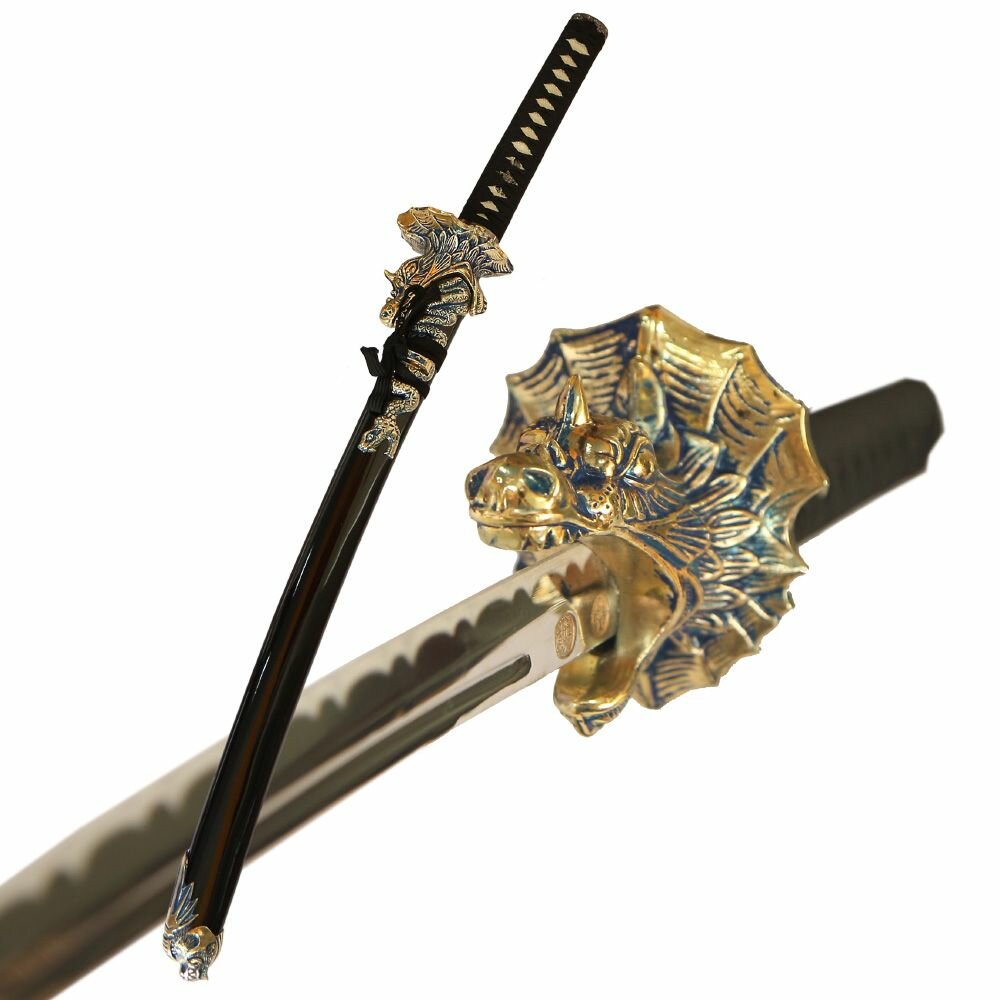 Вакидзаси Art Gladius "Дракон, пожирающий змея", сталь, длина 88 см, 1.5 кг