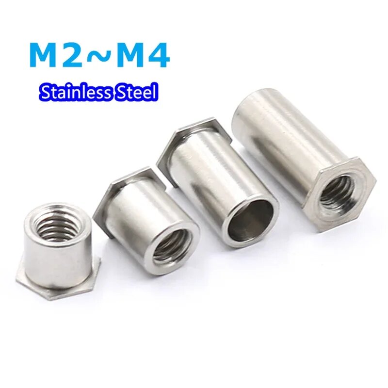 Заклепка шестигранная из нержавеющей стали M4x10mm SOS 10шт