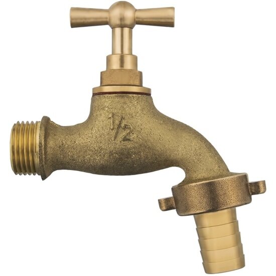 Кран Quattro Elementi водоразборный с вентилем, 1/2", латунь (246-432)