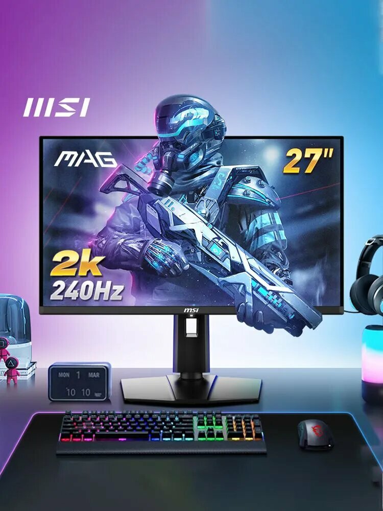 Игровой монитор MAG 273QP X24 QD-OLED 27", 2560x1440, 240Гц, 250кд/м2