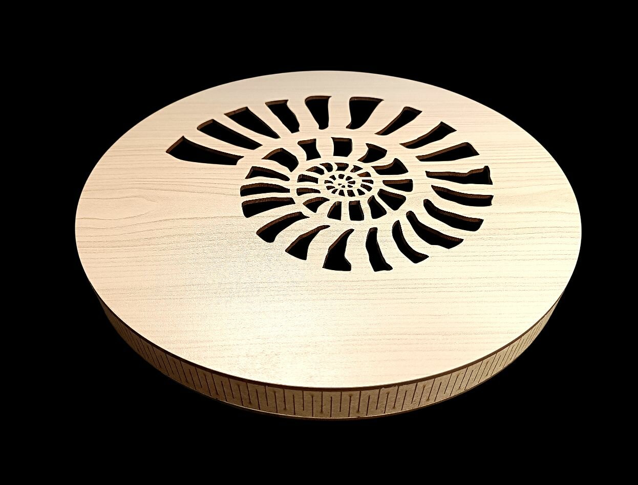 Шум ручья Аммонит 120 мм