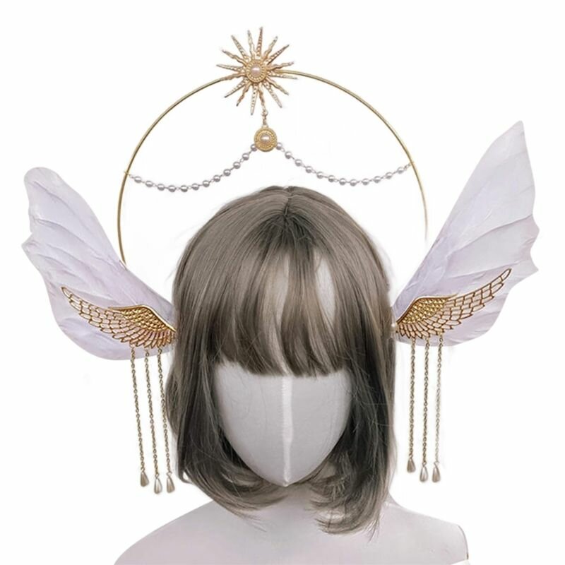 Головной убор для девичника и свадьбы, Белый