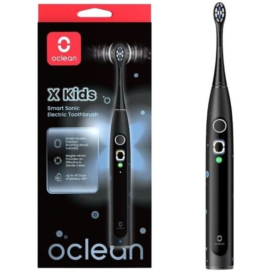 Зубная щётка электрическая Oclean X Kids, чёрный, 1 шт