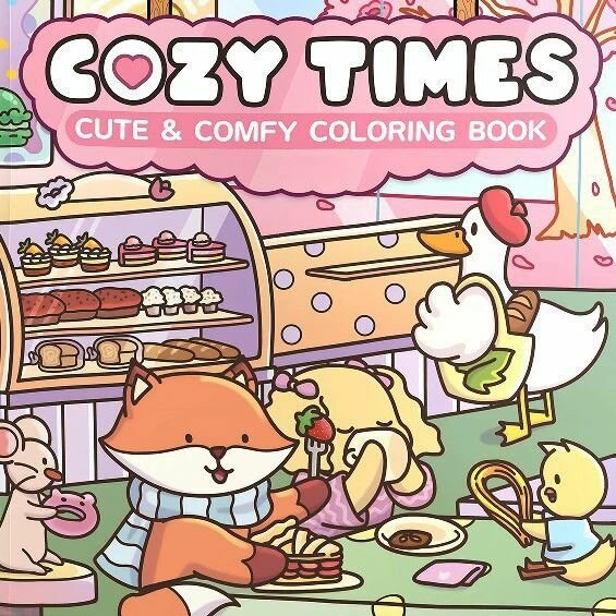 Раскраска антистресс для взрослых и подростков Coco Wyo -COZY TIMES 83