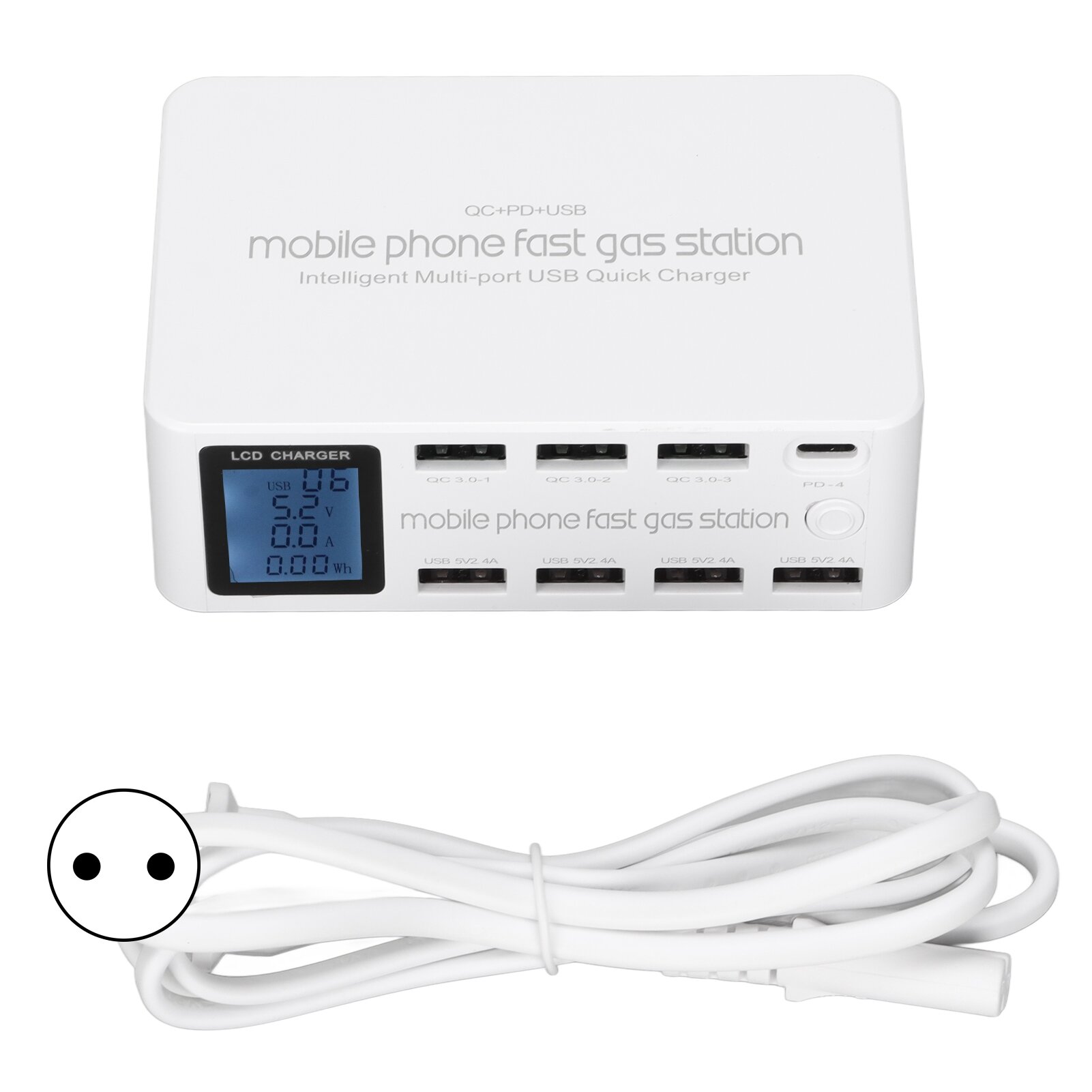 100W 8 портов USB -зарядной станции