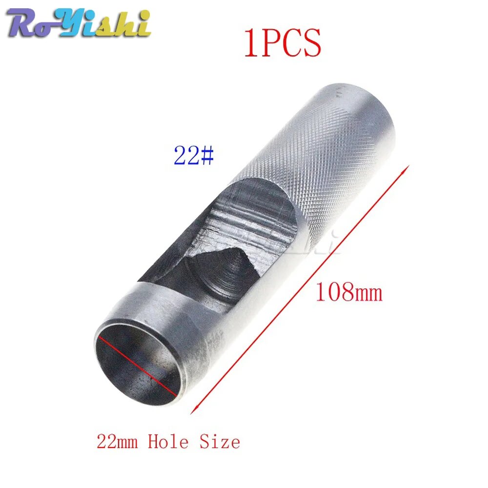 Пробойник для кожи 22# 22.0mm, 108mm