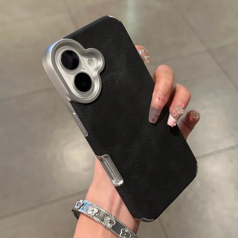Серый чехол для iPhone 15 Pro Max, черный, противоударный