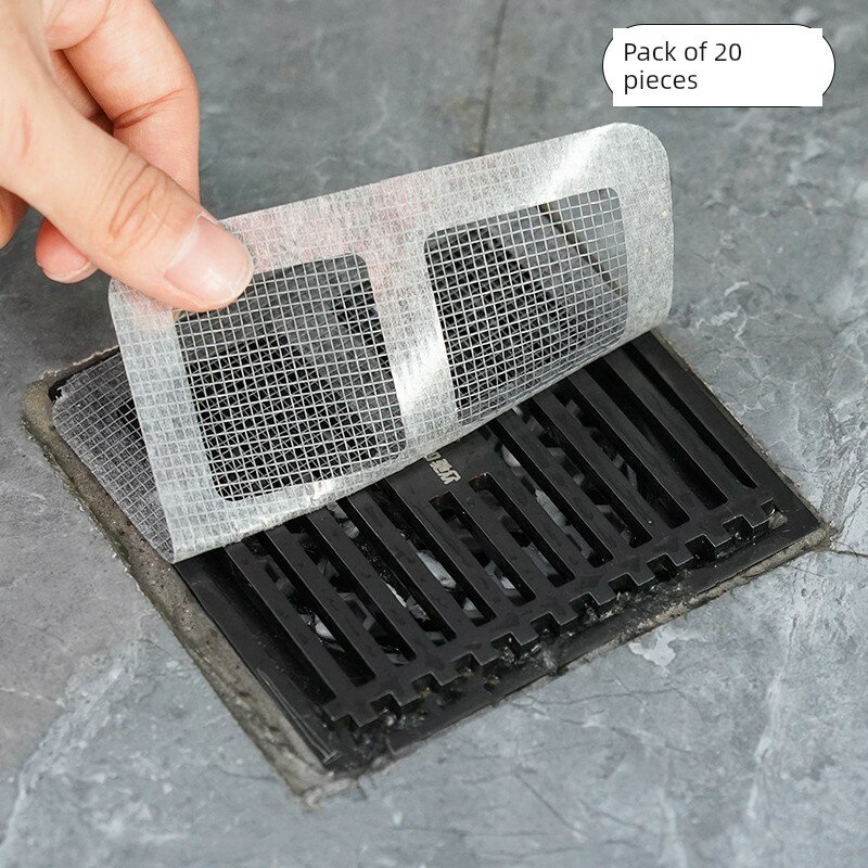 Фильтр для слива в ванной от волос, сетка-фильтр для напольного слива, защита от засоров и насекомых, наклейка-фильтр