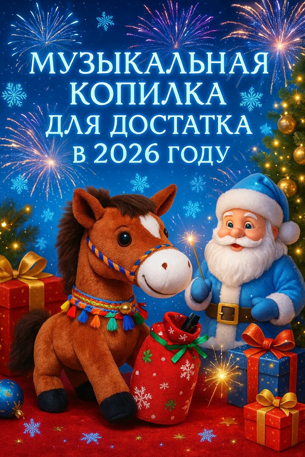 Подарочная копилка Лошадка приносит удачу, символ наступающего 2026